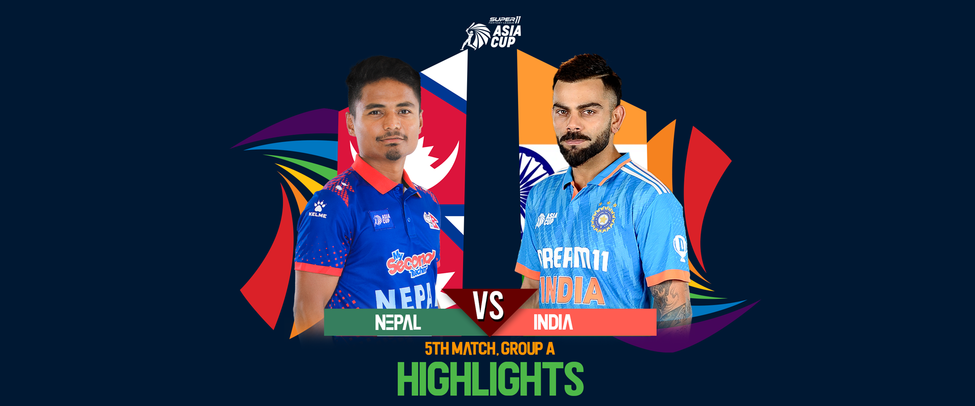 India vs Nepal | 5th Match